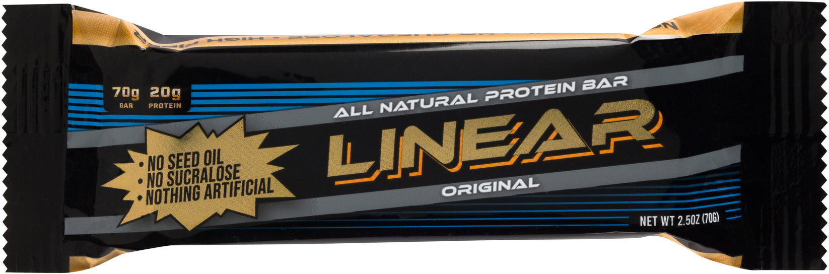 100% Organic Protein Bar without Seed Oil - Linear Bar